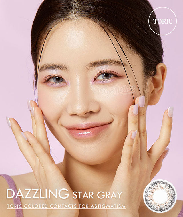 Dazzling Star Gray (Toric) Colored Contact Lenses – EyeMellow