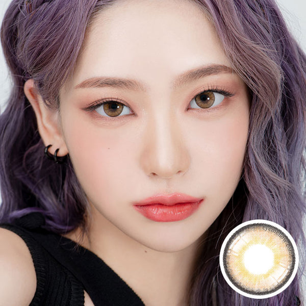 [Monthly] Iwwitch Up Brown Colored Contact Lenses - Silicone Hydrogel ...